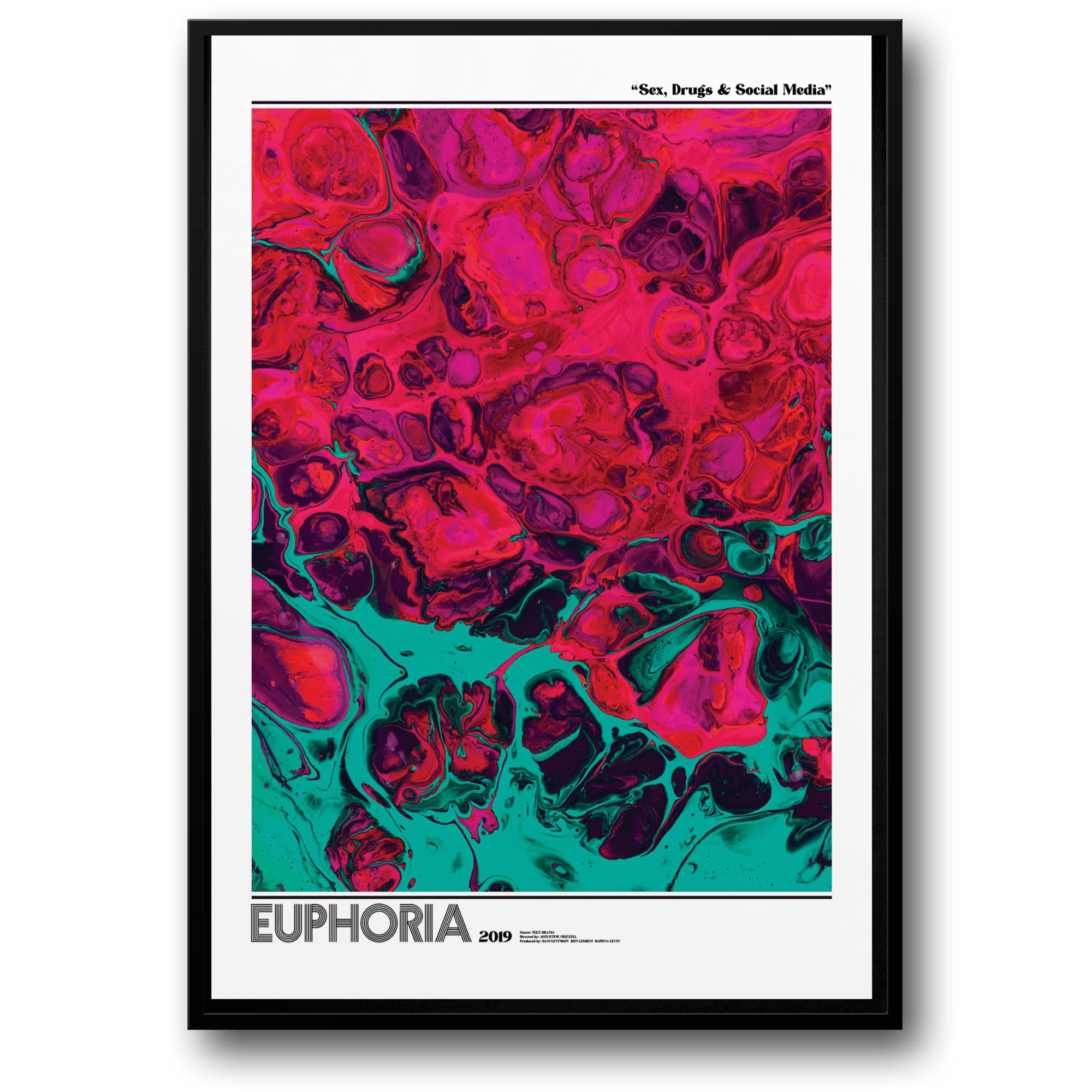 Euphoria 2019 | Iconic TV Artwork – Wall Of Art Studio