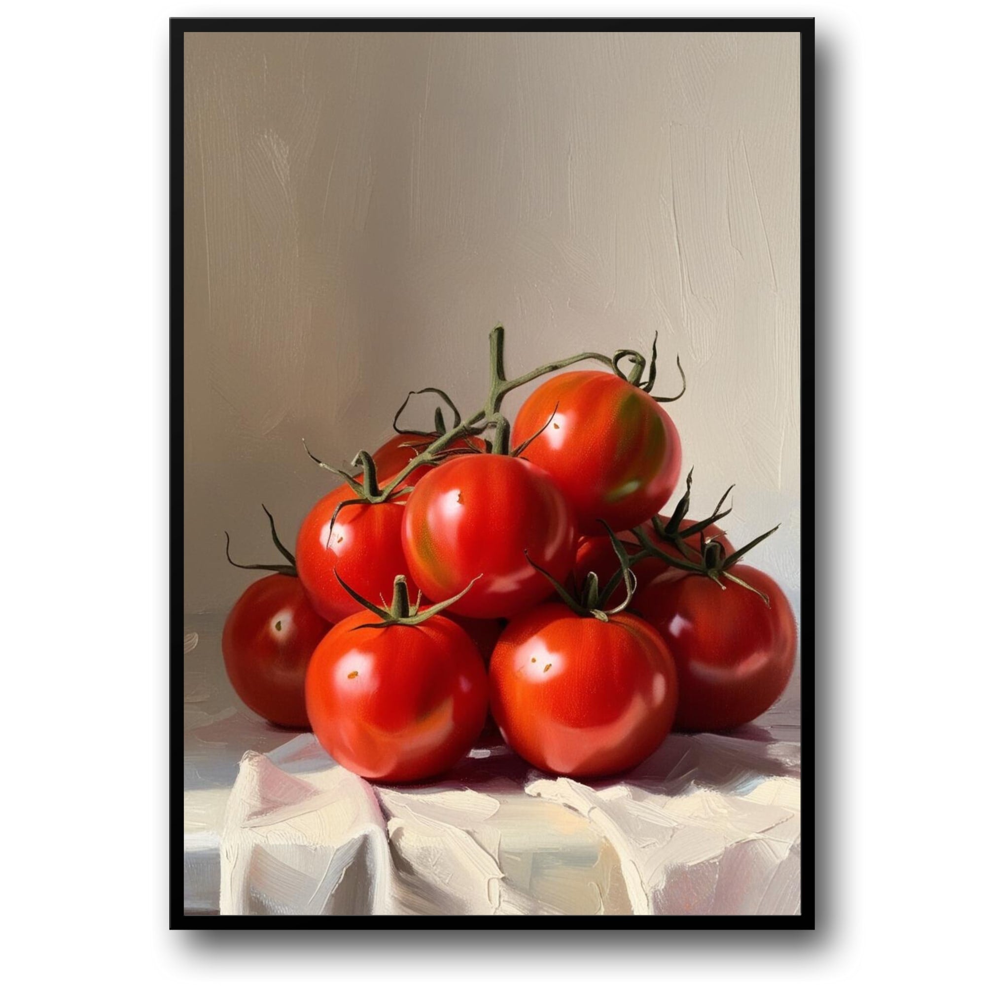 Fresh Tomatoes Poster | Colorful Kitchen Wall Art | Home Decor ...